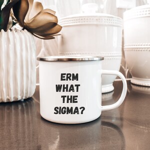 Erm What the Sigma Mug, Trendy Camp Mug, Gift for Boyfriend, Gift for ...