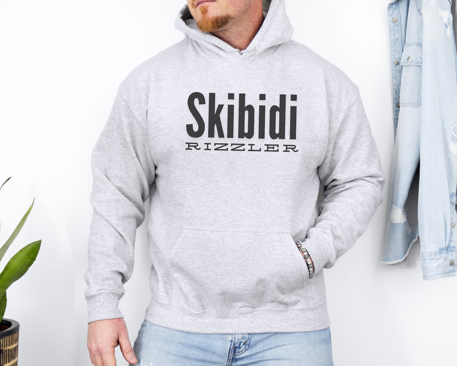 Skibidi Rizzler Unisex Hoodie, Trendy Shirt, Gift for Boyfriend, Gift ...