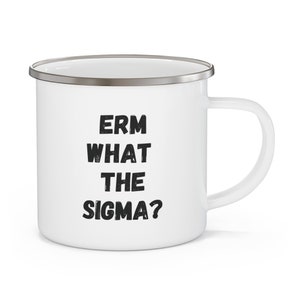Erm What the Sigma Mug, Trendy Camp Mug, Gift for Boyfriend, Gift for ...