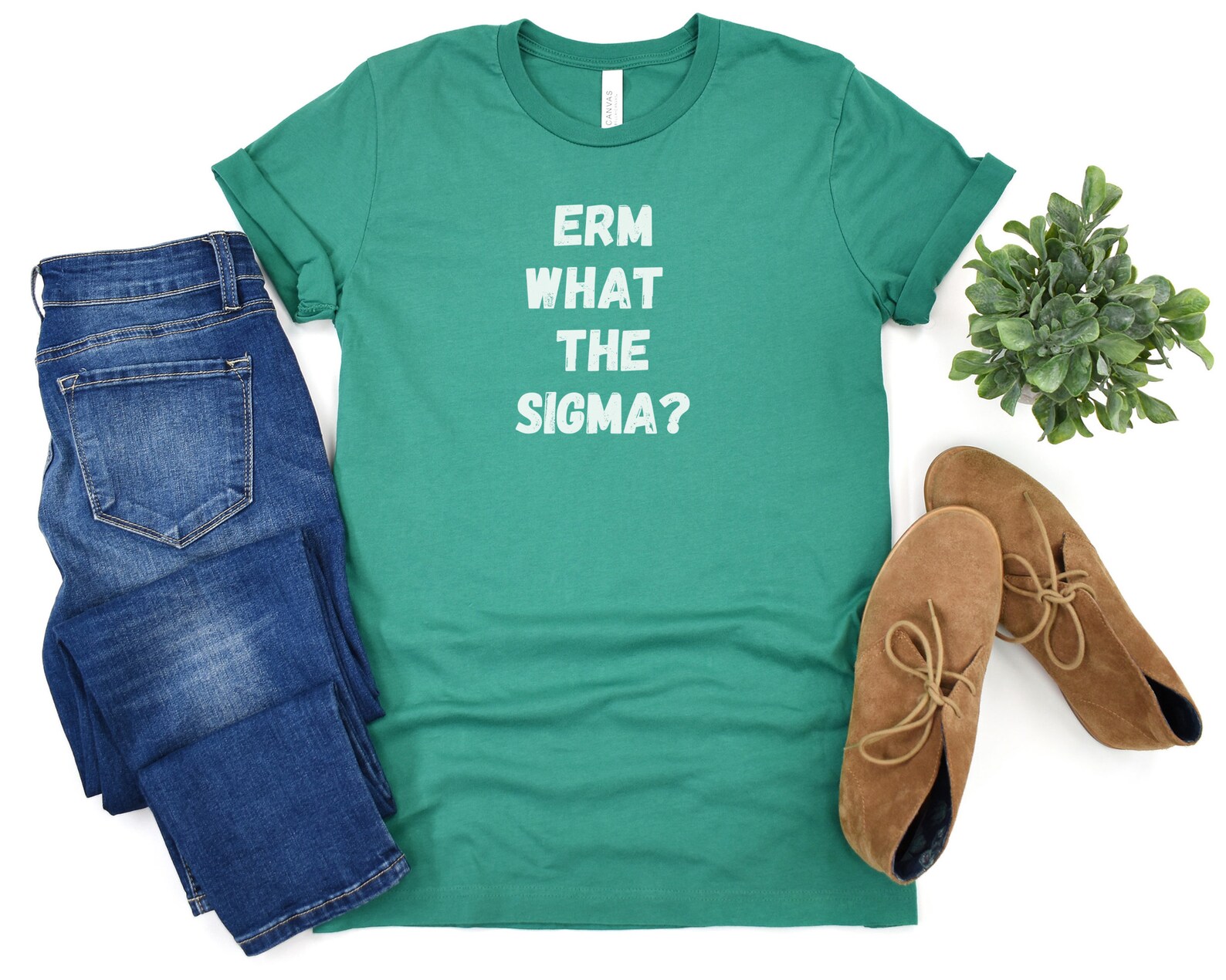 Erm What the Sigma White Letters, Trendy Shirt, Unisex, Gift for ...