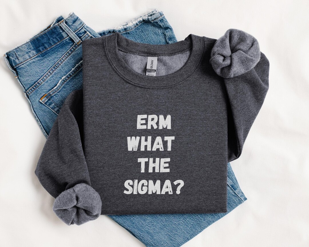 Erm What the Sigma Sweater, Trendy Unisex Sweater, Gift for Boyfriend ...