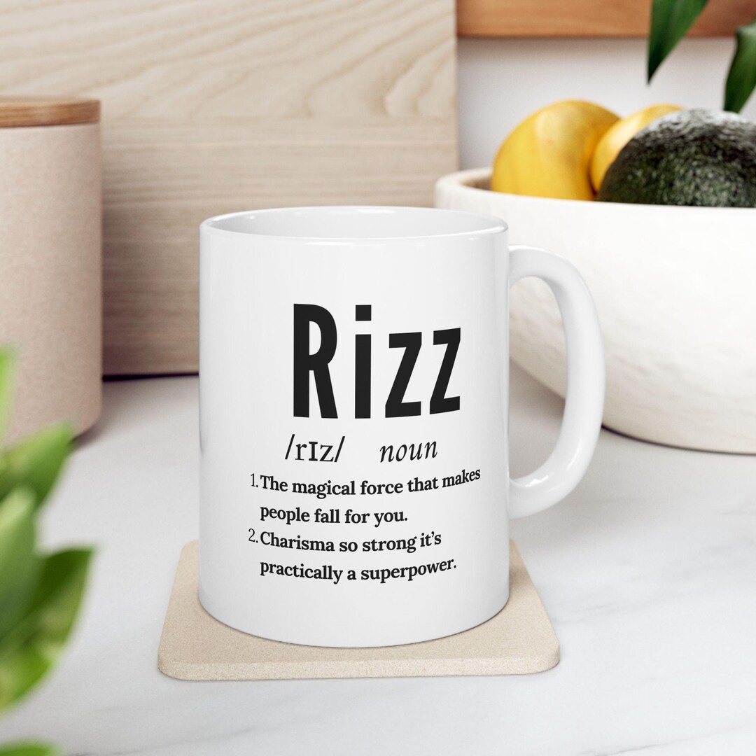 Rizz Definition Mug, Funny Mug, Gift for Her, Gift for Him Birthday ...
