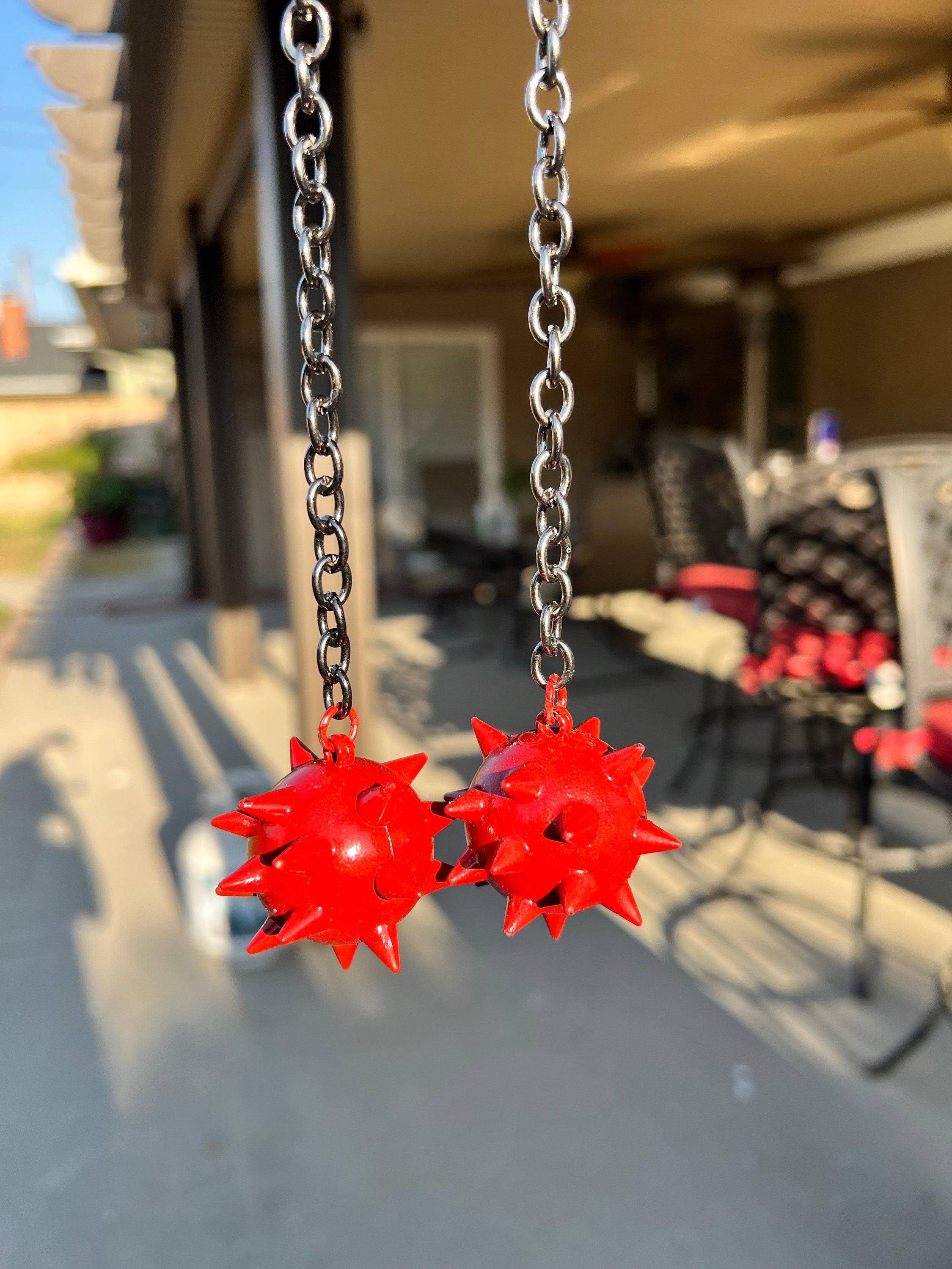 Morning Star Flail Hair Chains - Etsy