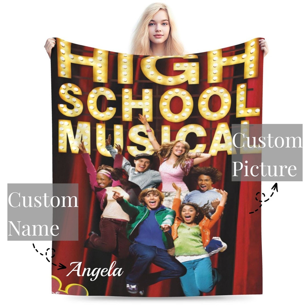 Personalized Disney High School Musical Blanket Personalized - Etsy
