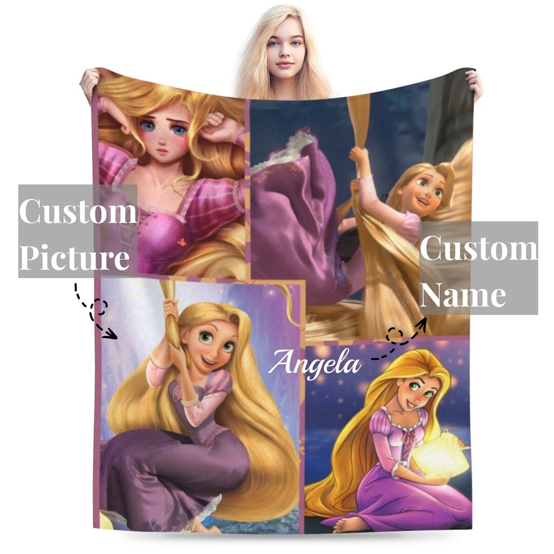 Personalized Disney Rapunzel Blanket Personalized Blanket - Etsy
