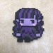 Monster Girl Vampire purple Perler - Etsy