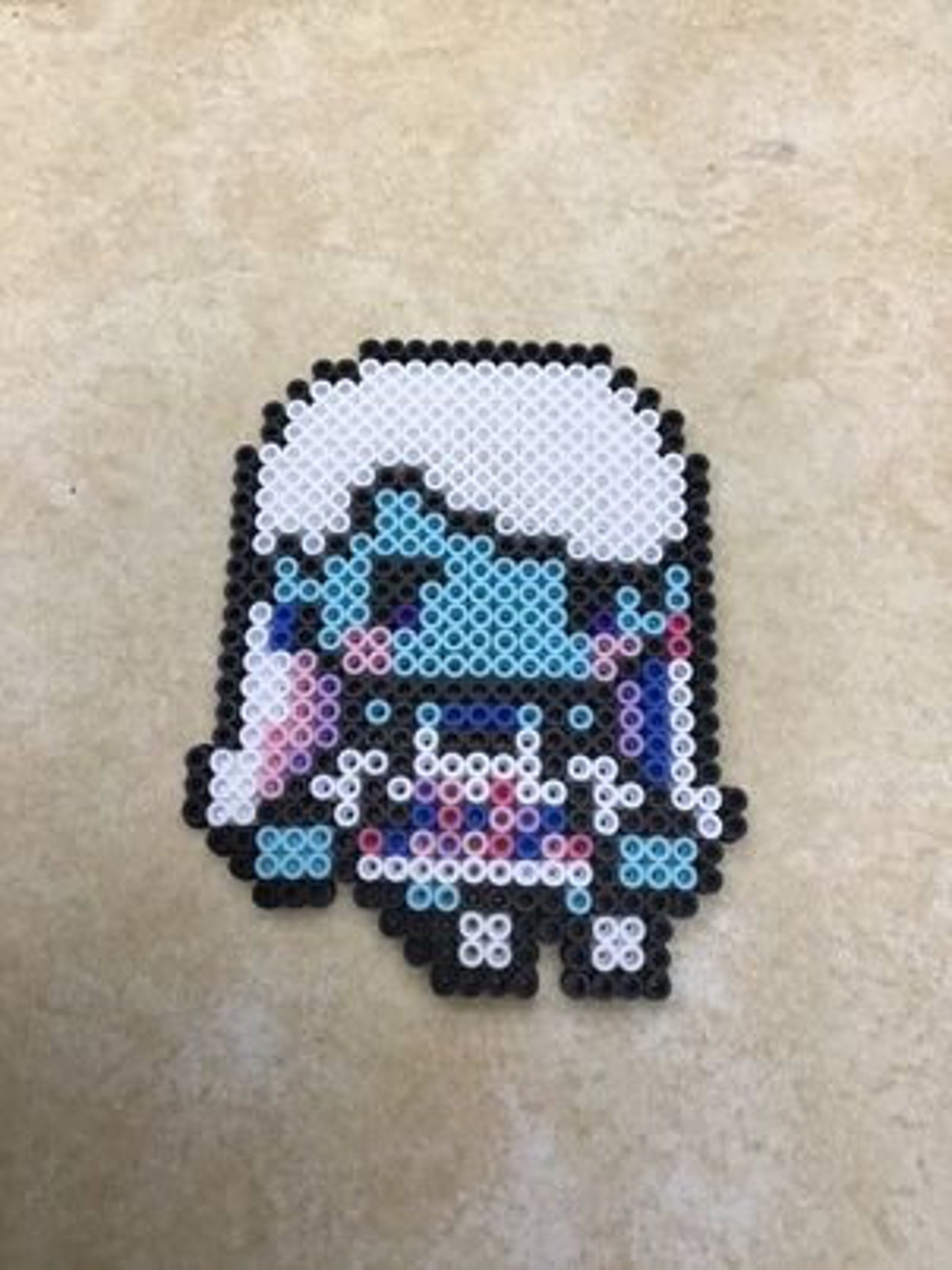 Monster Girl Yeti Perler - Etsy Canada