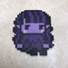 Monster Girl Vampire purple Perler - Etsy