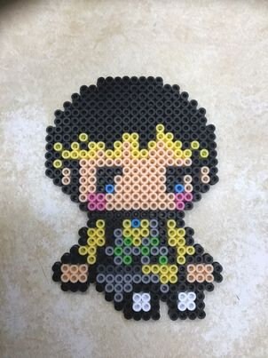 Monster Girl Human boy Perler - Etsy