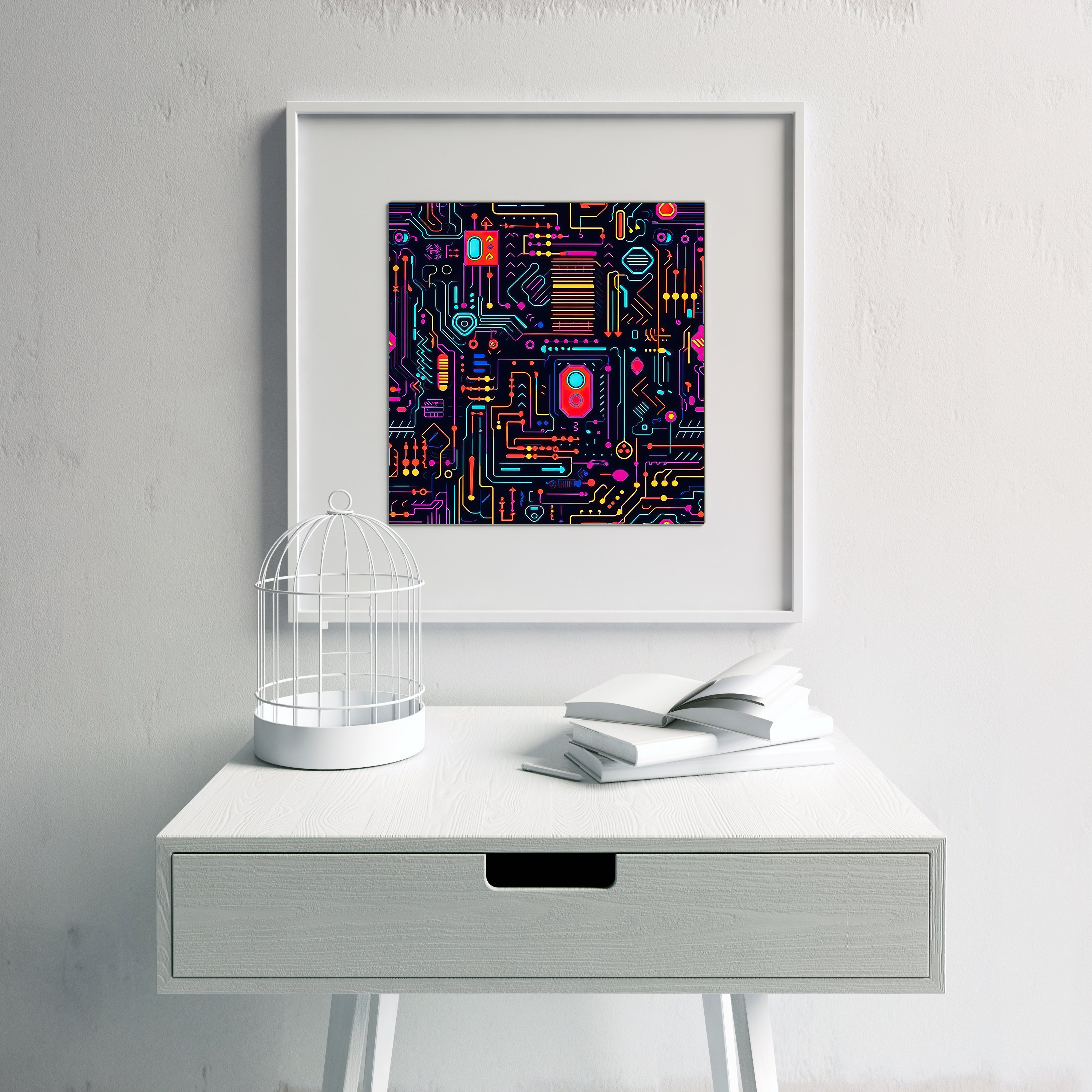 Cyberpunk Seamless Paper / Pattern pdf, Png, Commercial Use, Seamless ...