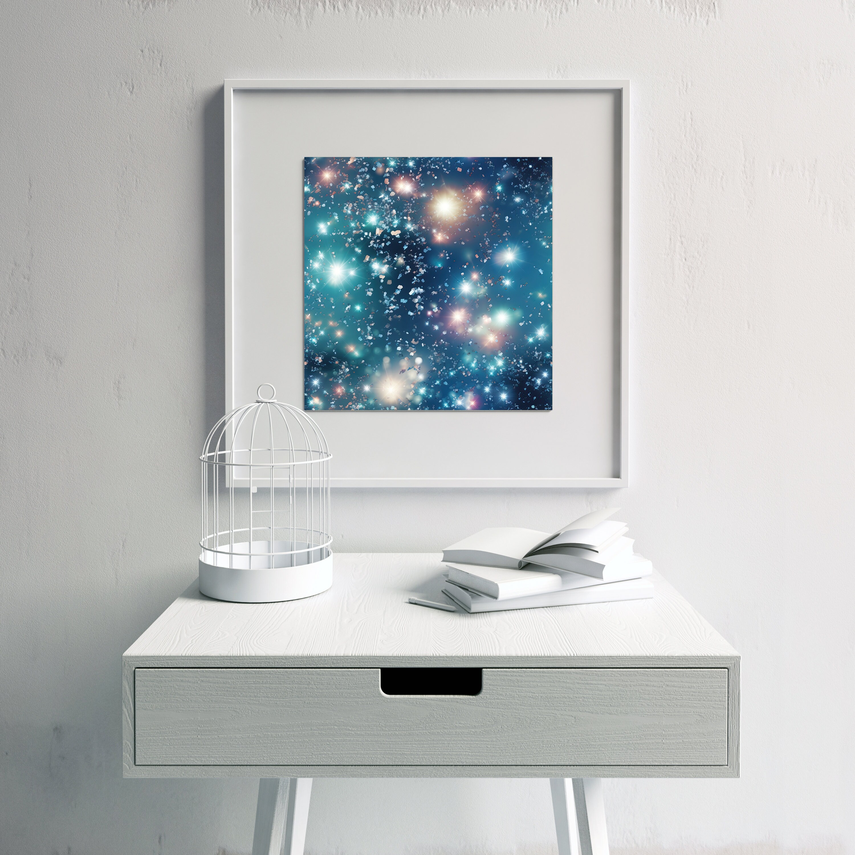 Sparkle Sky Seamless Paper / Pattern printable Starry Sky - Etsy