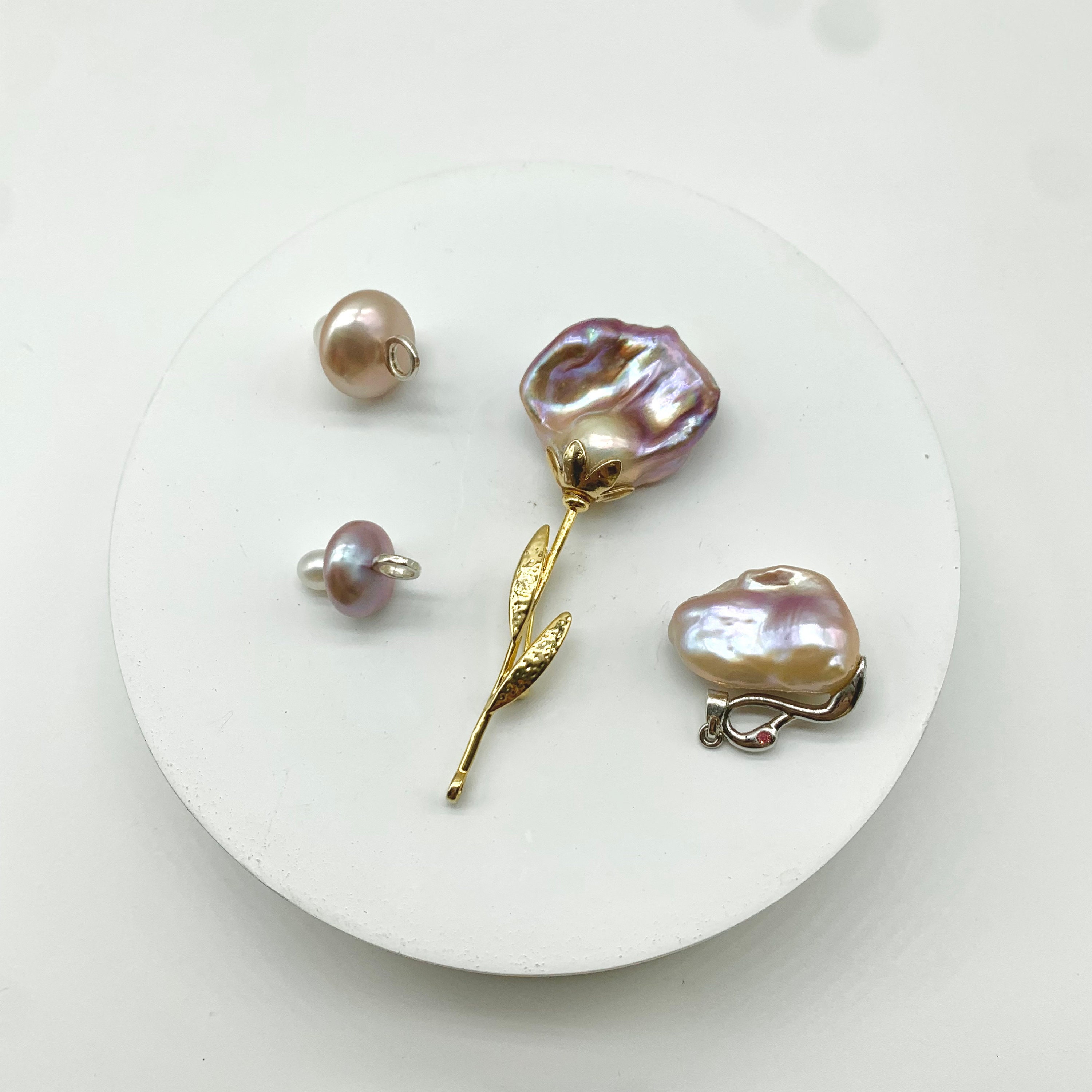 Natural Baroque Pearl Necklace Pendant,swan Pearl Pendant,free Necklace ...