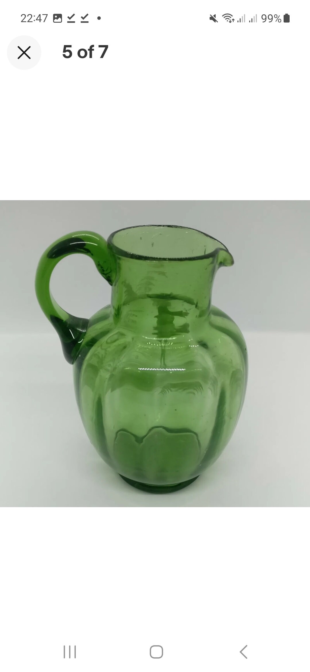 Mary Gregory Vase - Etsy