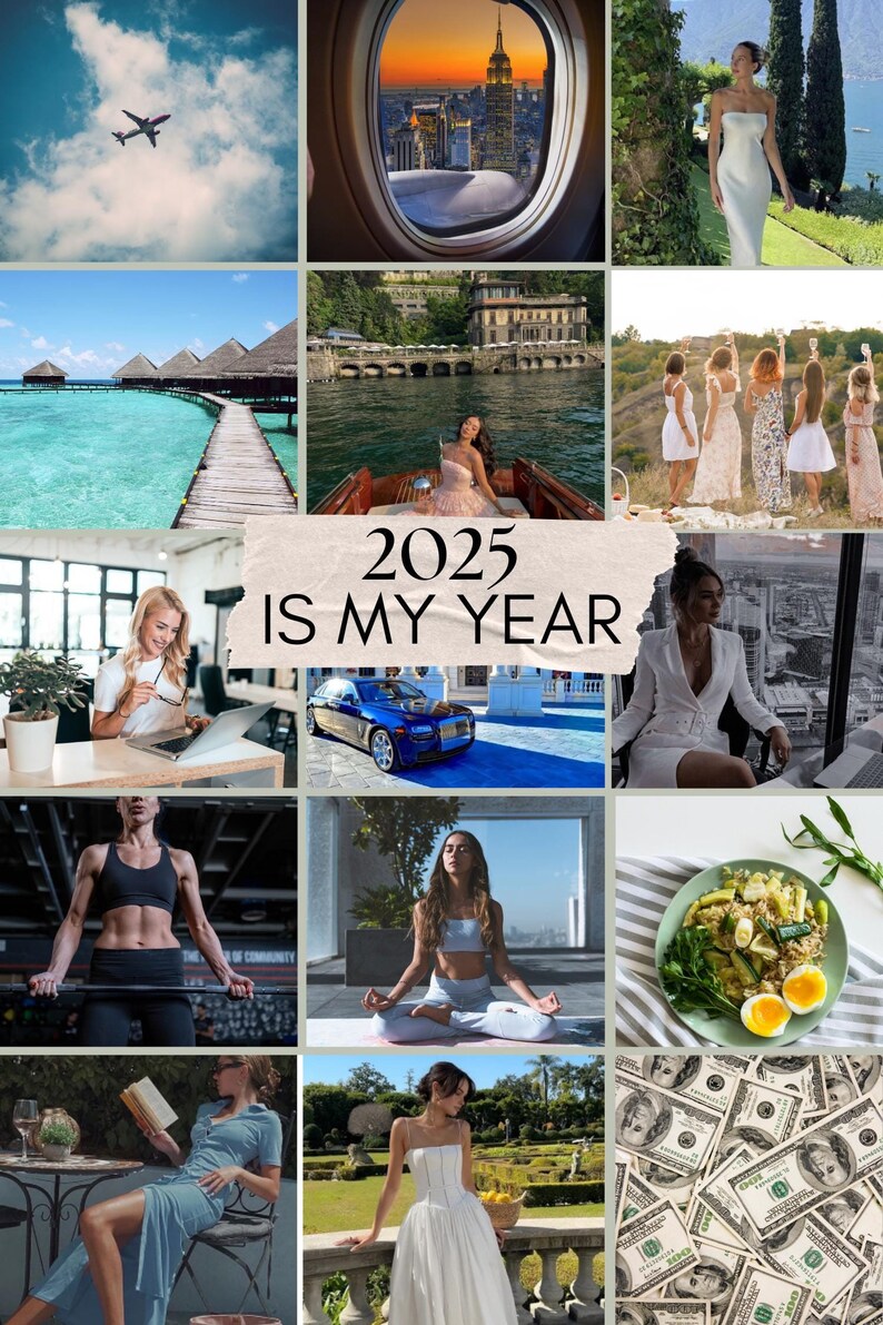2025 Phone Vision Board - Etsy