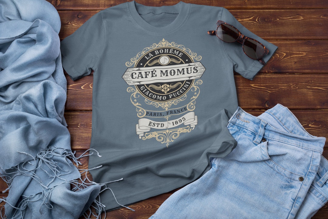 Café Momus Tee | La Bohème Collection - Etsy