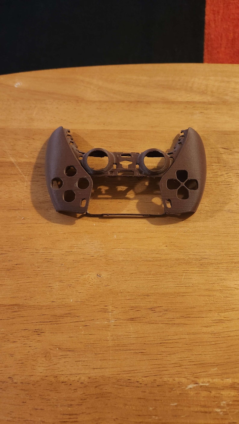 Real Wooden Pla Ps5 Controller Shell Full Button Replacement 3d Printed ...