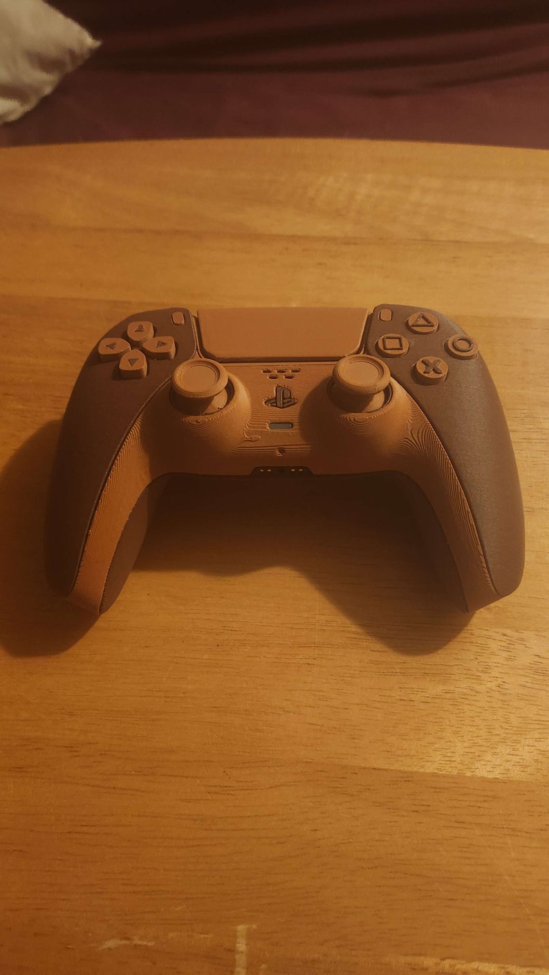 Real Wooden Pla Ps5 Controller Shell Full Button Replacement 3d Printed ...