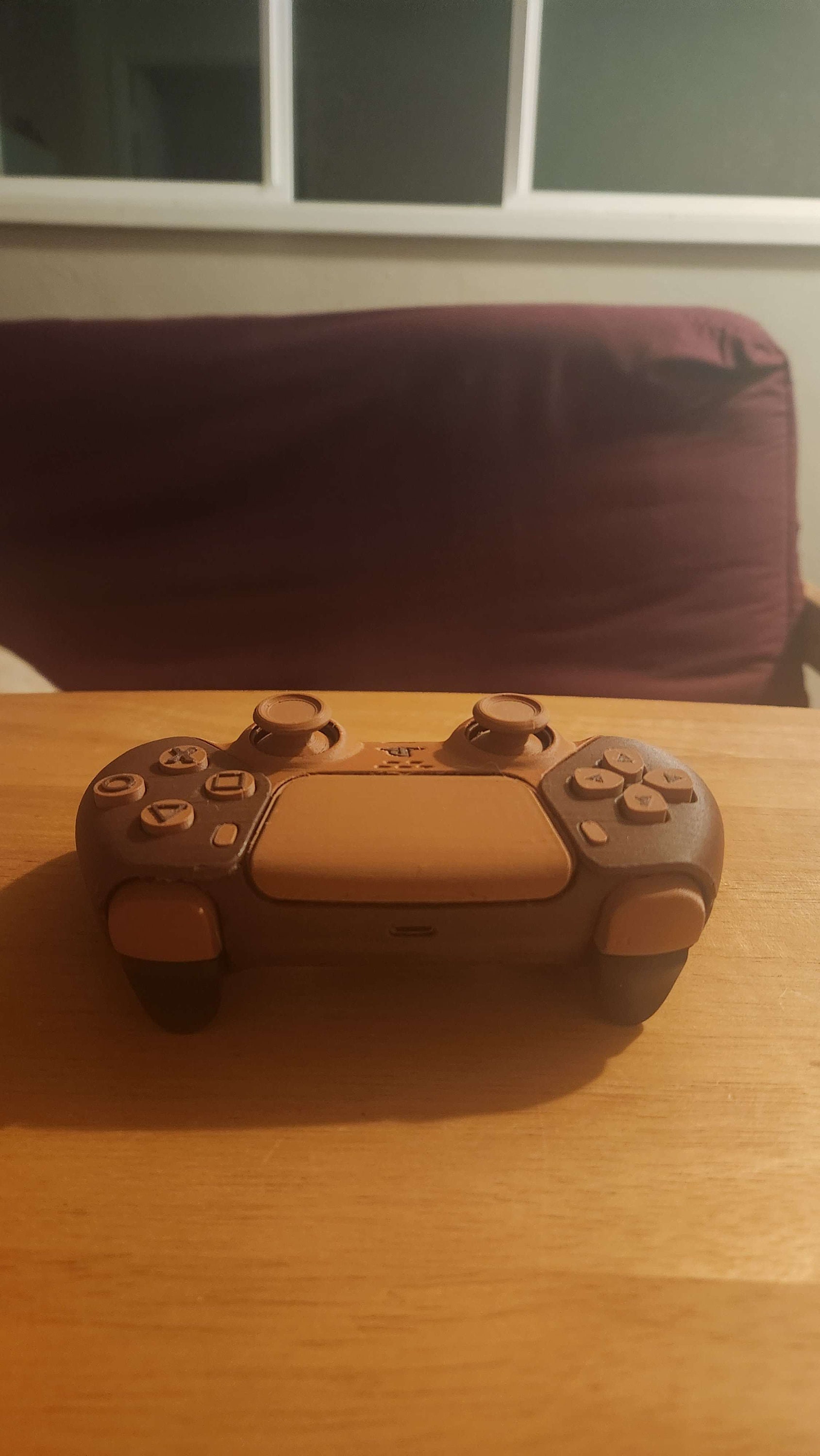 Real Wooden Pla Ps5 Controller Shell Full Button Replacement 3d Printed ...