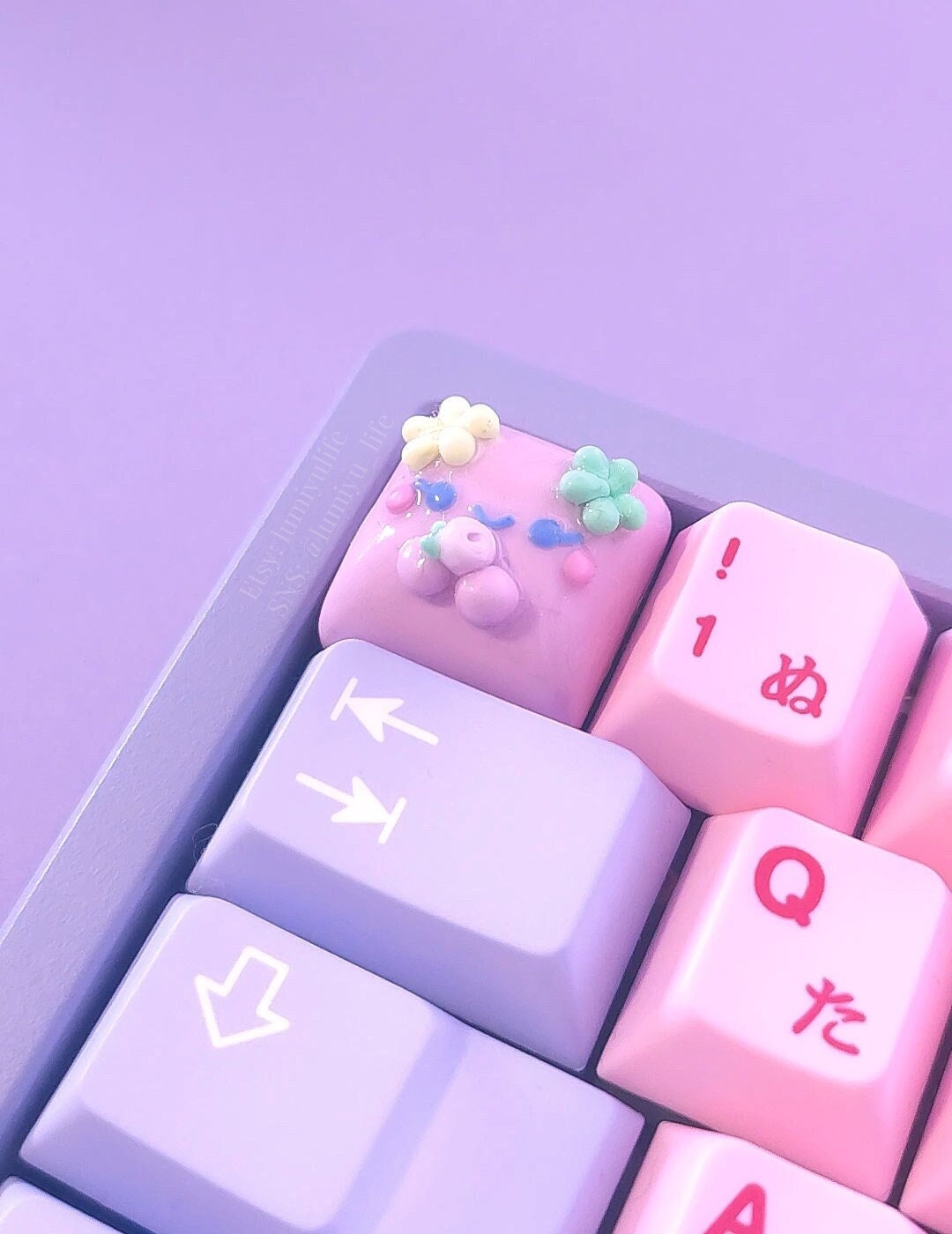 Violetchi Keycap Artisan Keycap for Mechanical Keyboard Tamagotchi ...