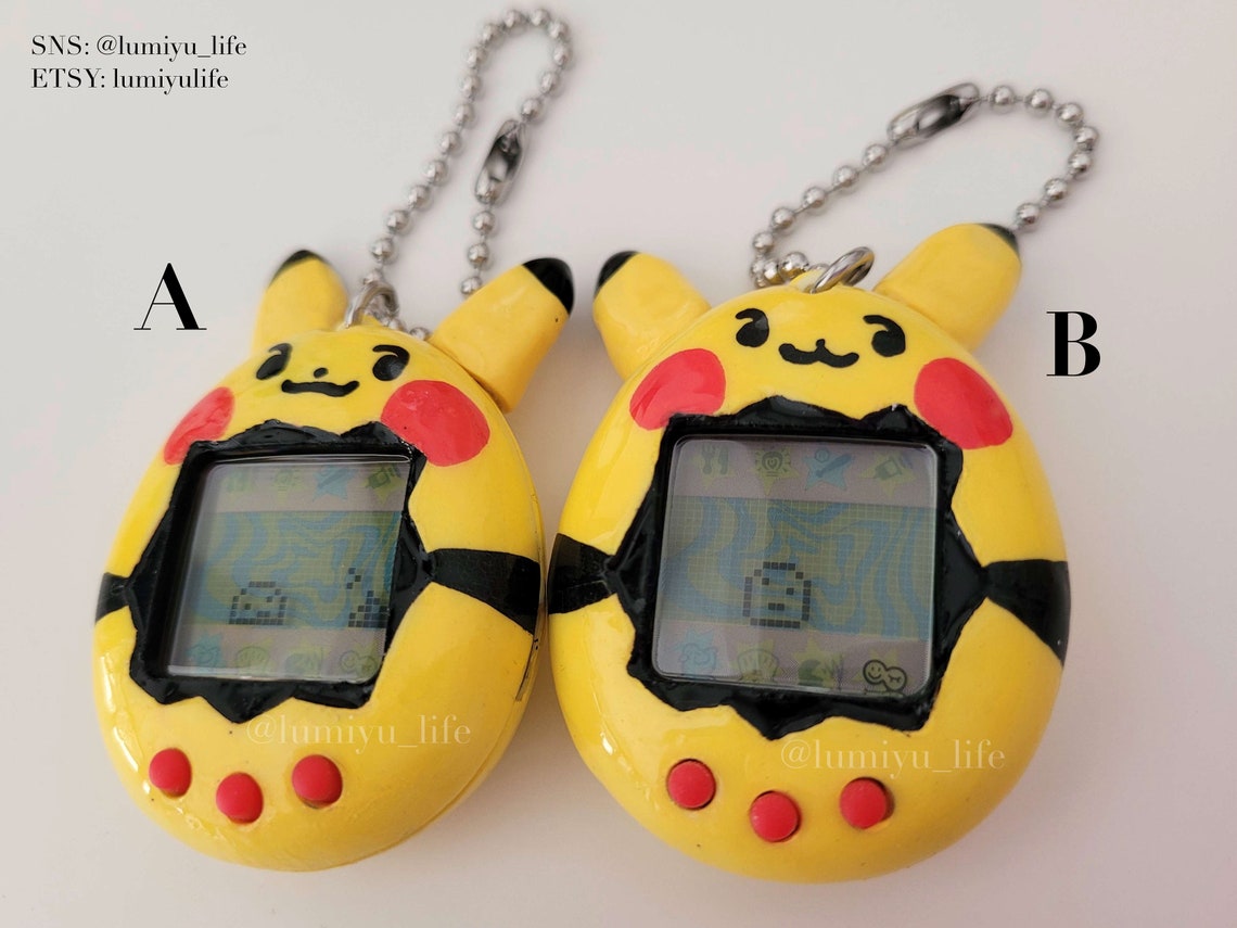 PKMN Tamagotchi Yellow Tamagotchi Custom Tamagotchi Original Tamagotchi ...