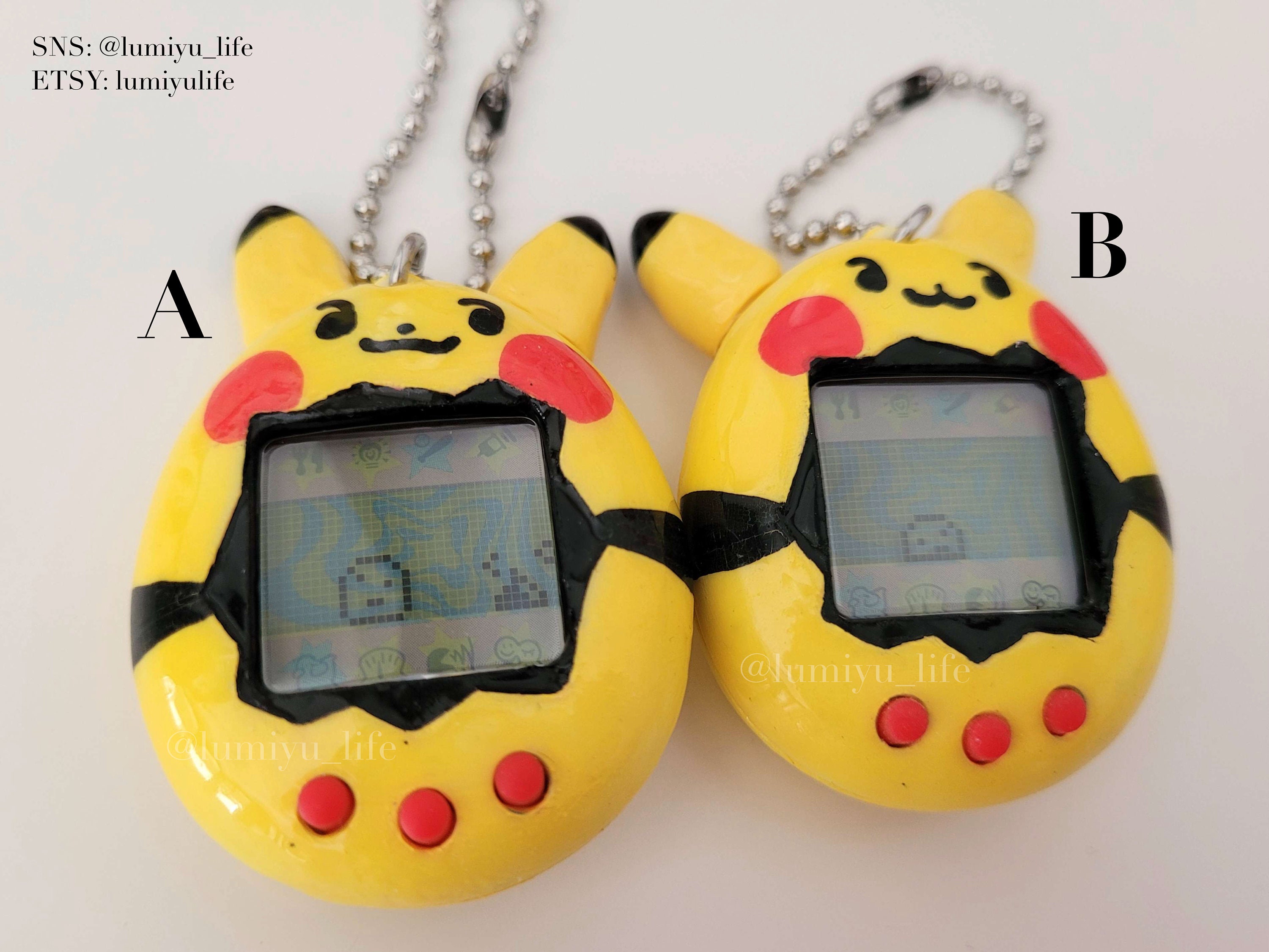 PKMN Tamagotchi Yellow Tamagotchi Custom Tamagotchi Original Tamagotchi ...