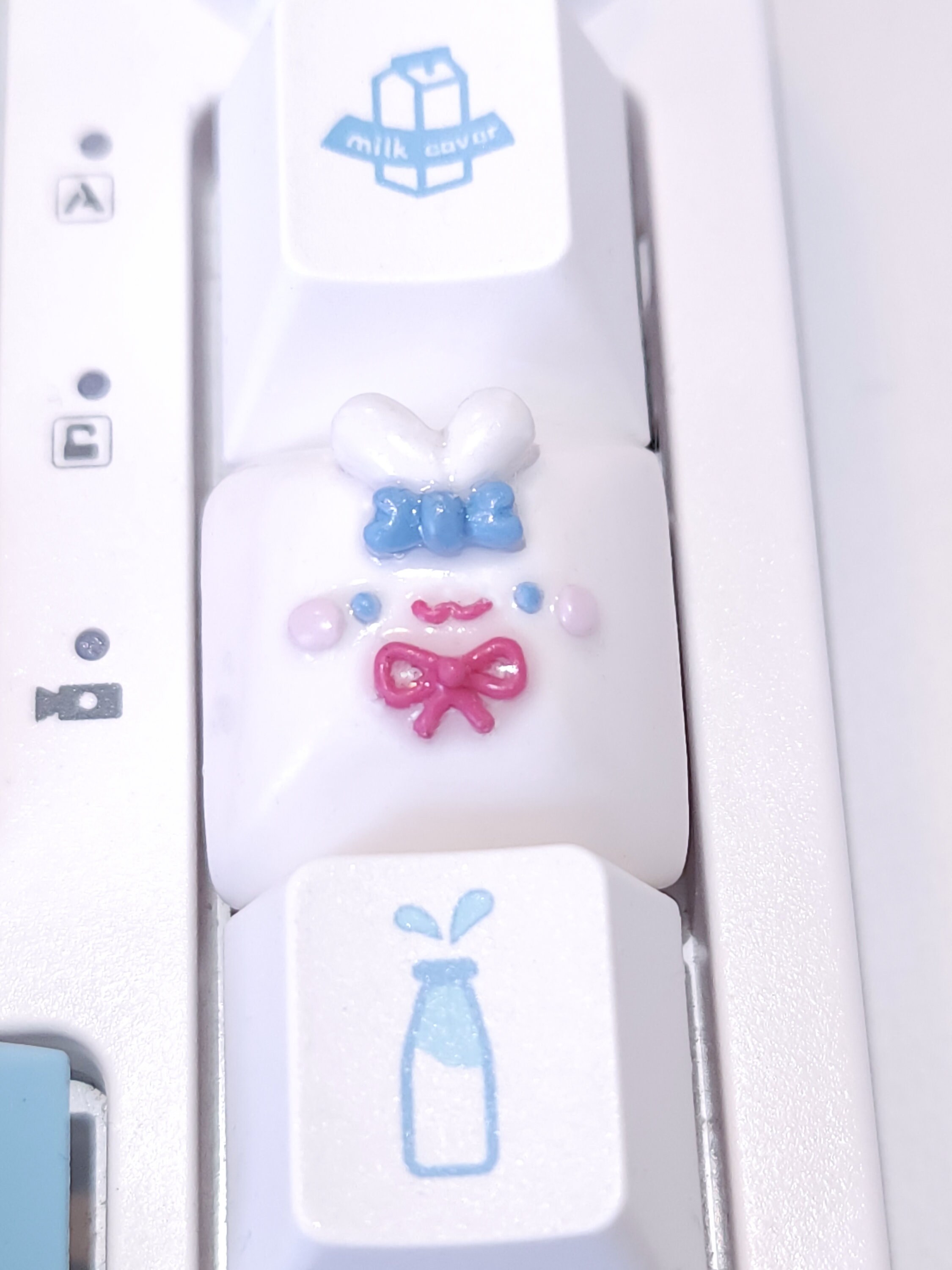 White Rabbit Candy Keycap Artisan Keycap for Mechanical Keyboard ...