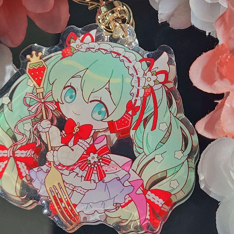 Hatsune Miku Keychain - Etsy