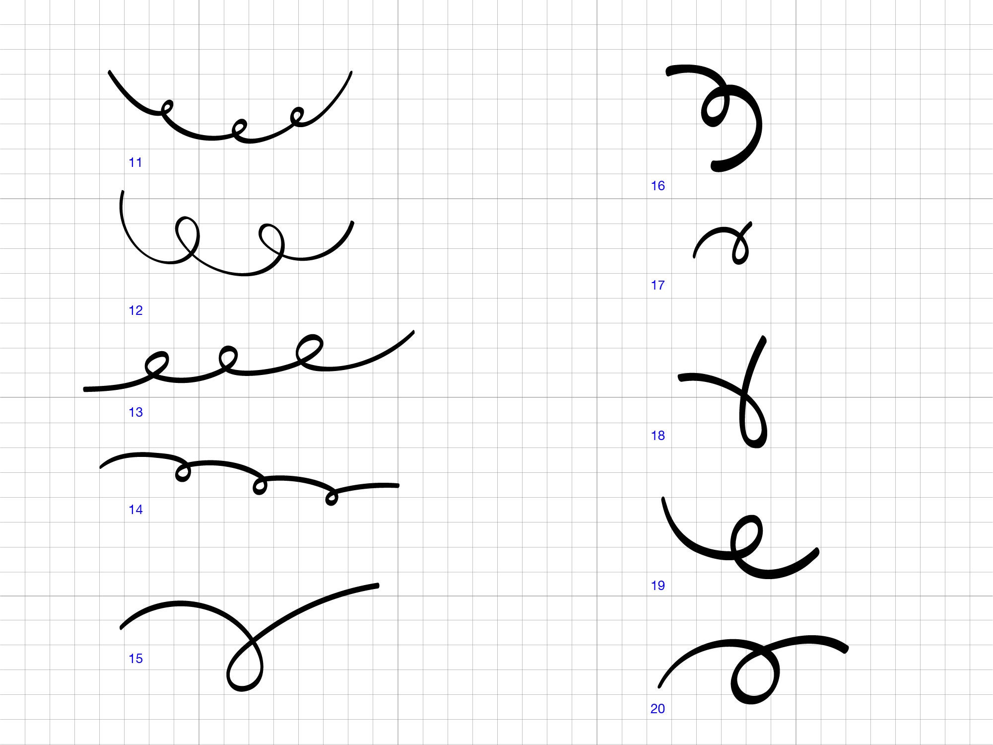 20 Squiggles SVG Bundle - Squiggles SVG for Cricut - Cut File - Digital ...