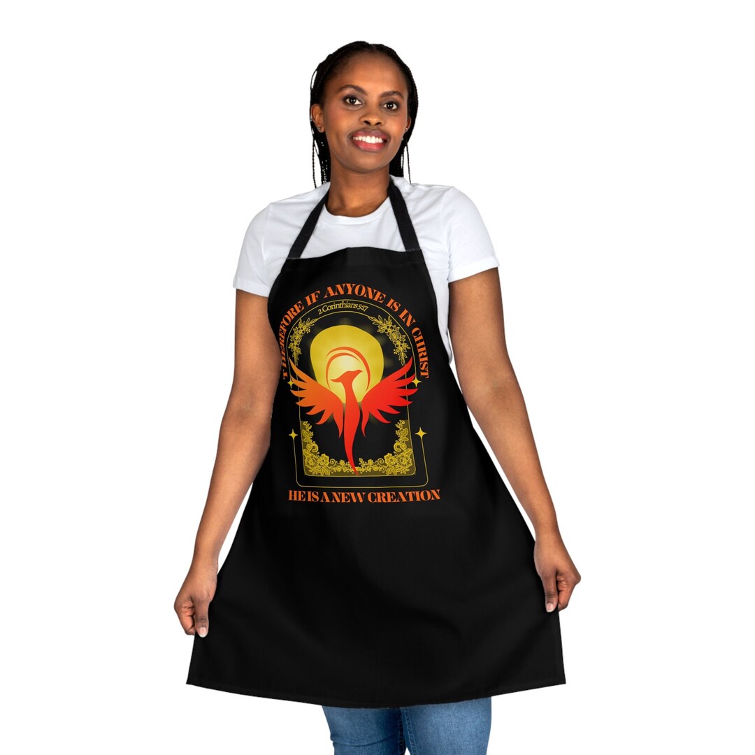 Christian Aesthetic Bible Verse Apron for Men and Women, Scripture Gift ...