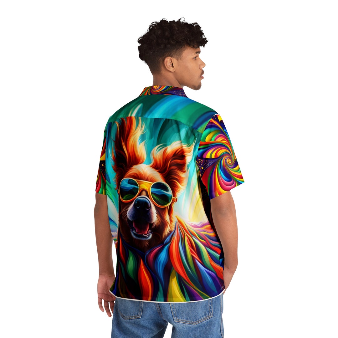 Men's Psychedelic Rave Shirt (men's Hawaiian Shirt) - Etsy