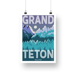Grand Teton National Park Poster - Etsy
