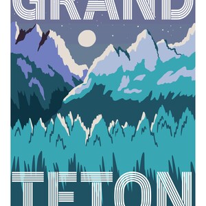 Grand Teton National Park Poster - Etsy
