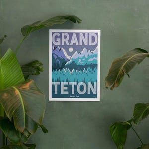 Grand Teton National Park Poster - Etsy