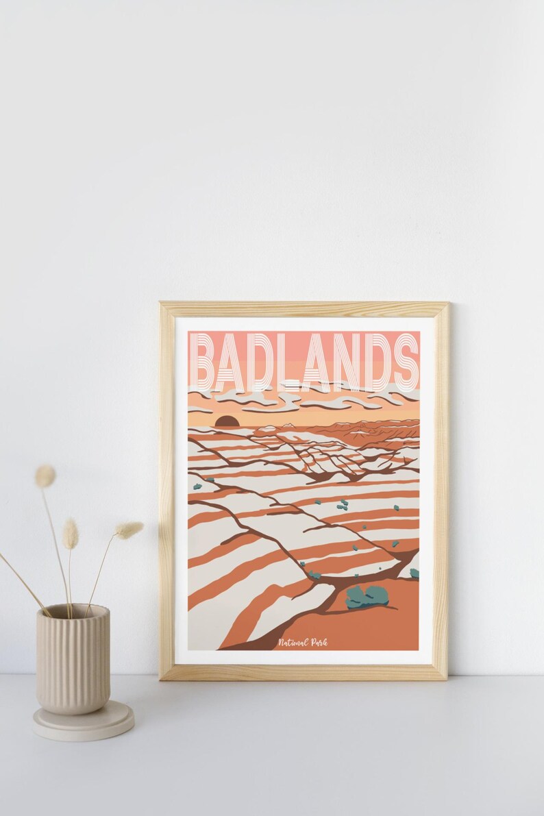 Badlands National Park Poster - Etsy