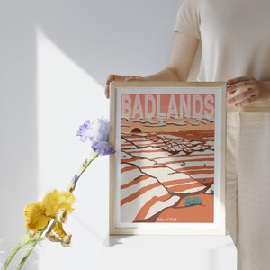 Badlands National Park Poster - Etsy