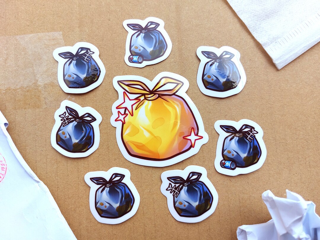 Honkai Star Rail Beautiful Trash 3cm 6cm Diecut Waterproof Laminated ...