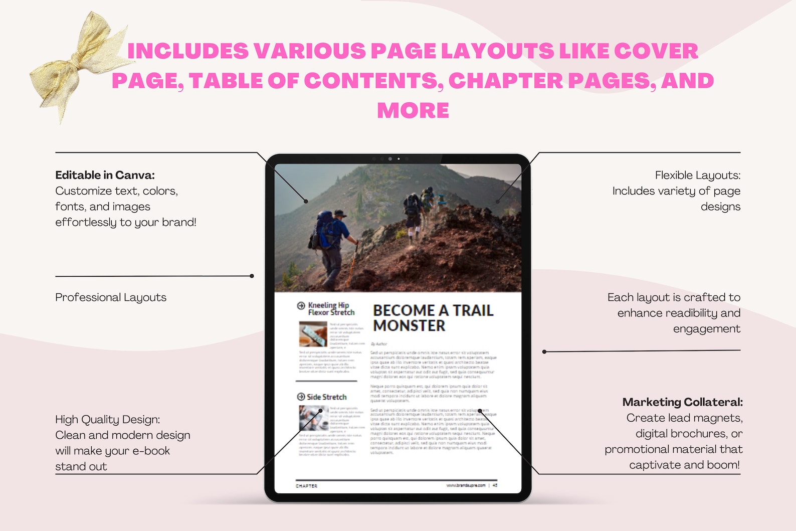 Editable E-book Template | Canva | Online Course | Digital Book Design ...