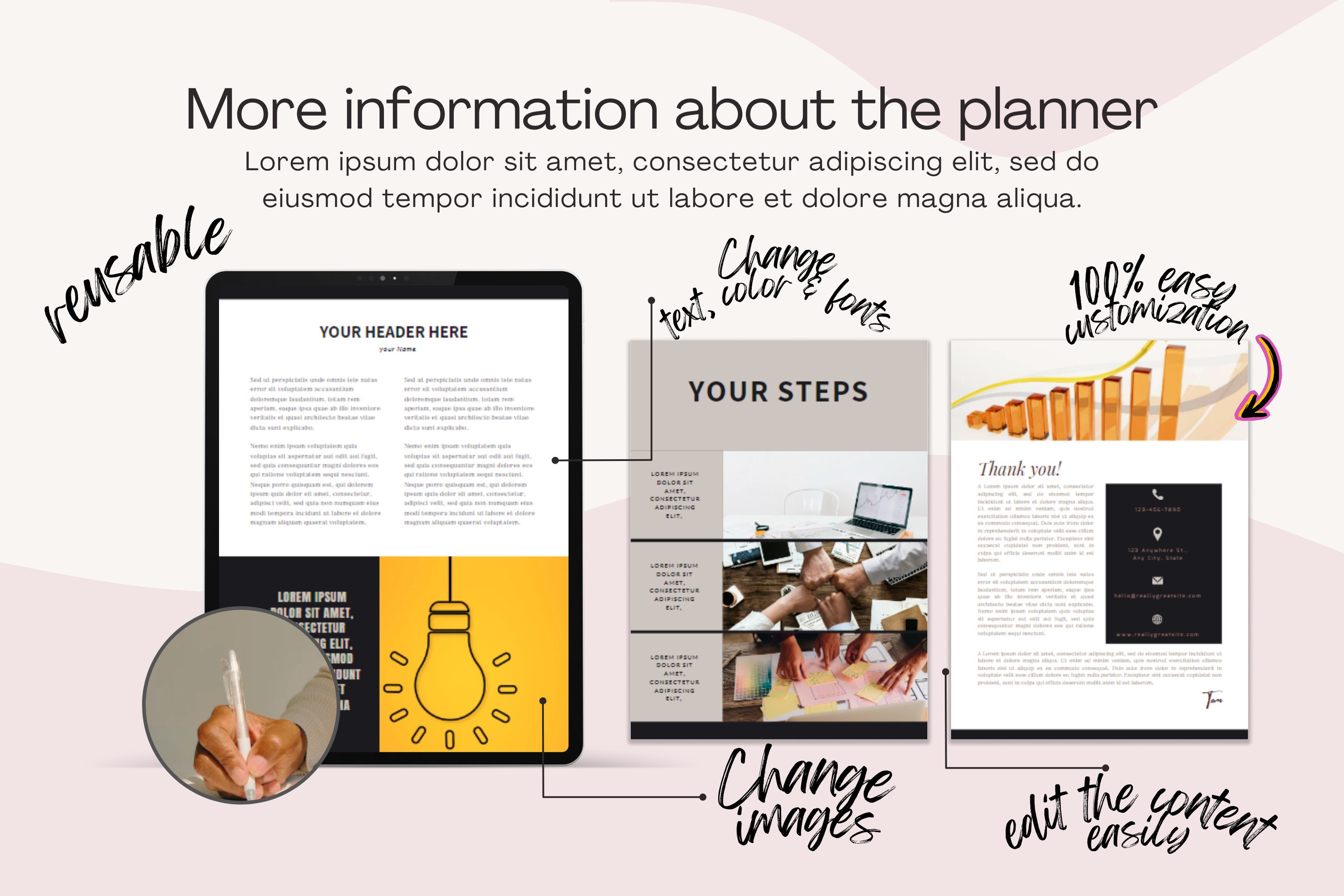 Editable E-book Template | Canva | Online Course | Digital Book Design ...