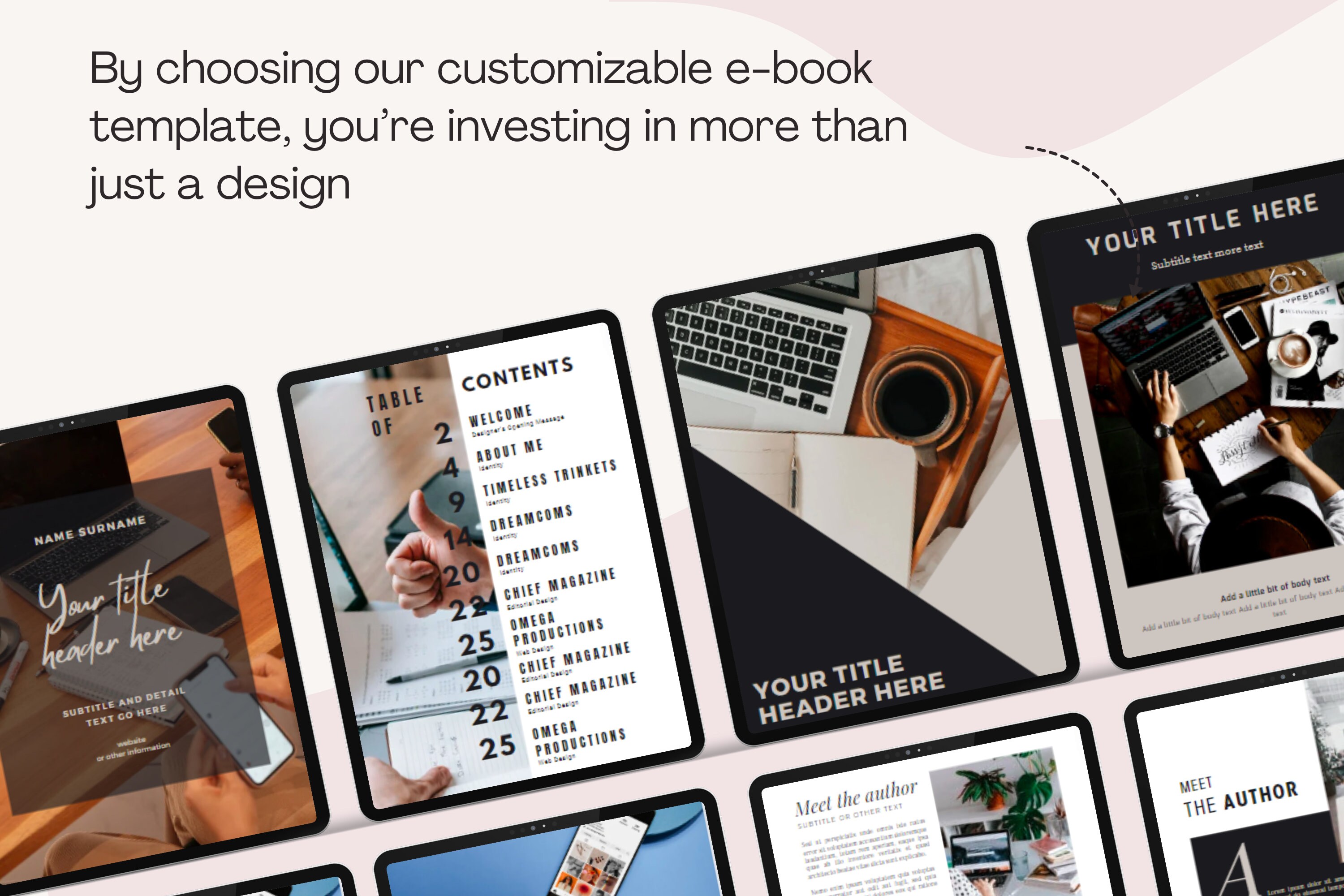 Editable E-book Template | Canva | Online Course | Digital Book Design ...