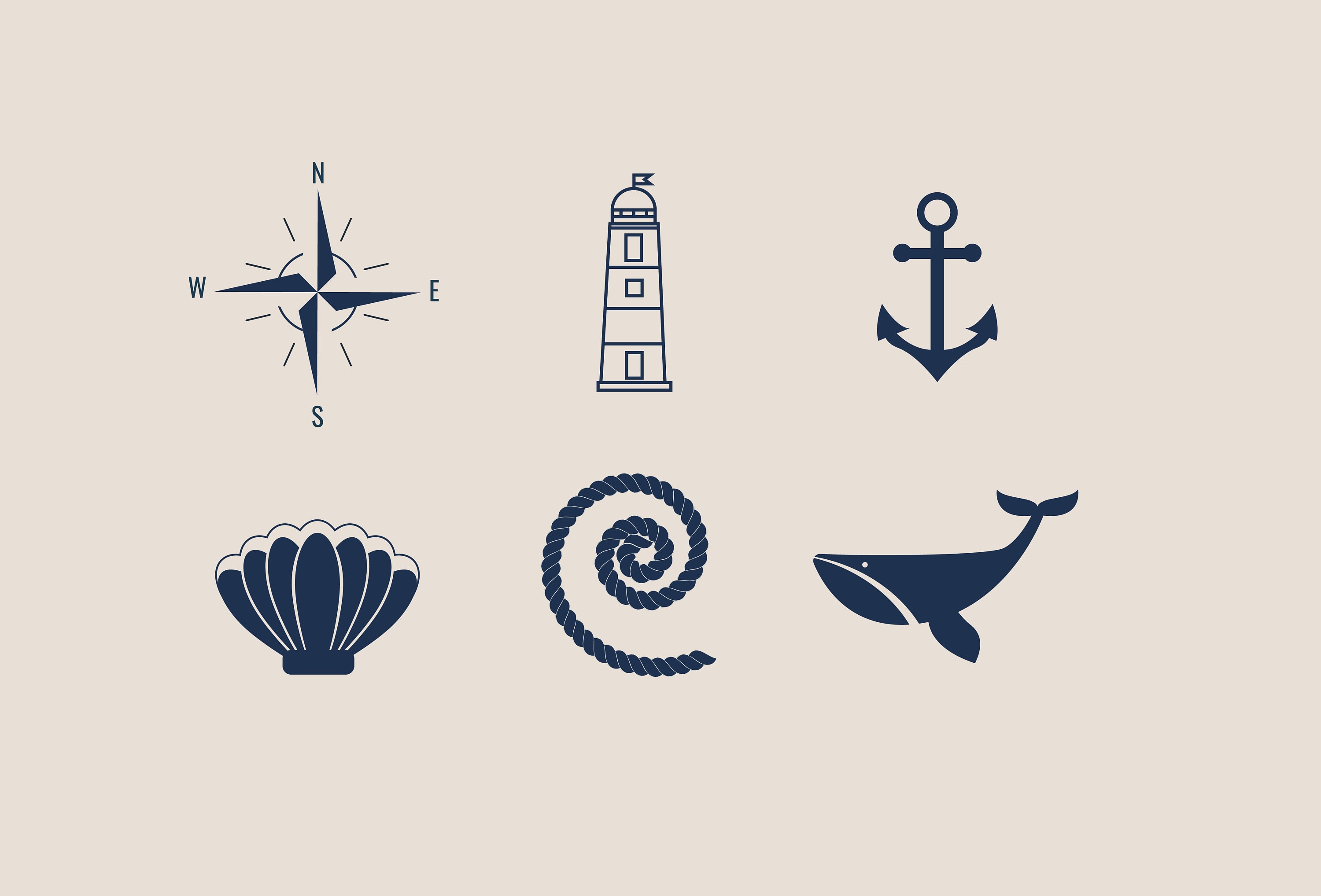 Nautical Vector Icons - Etsy