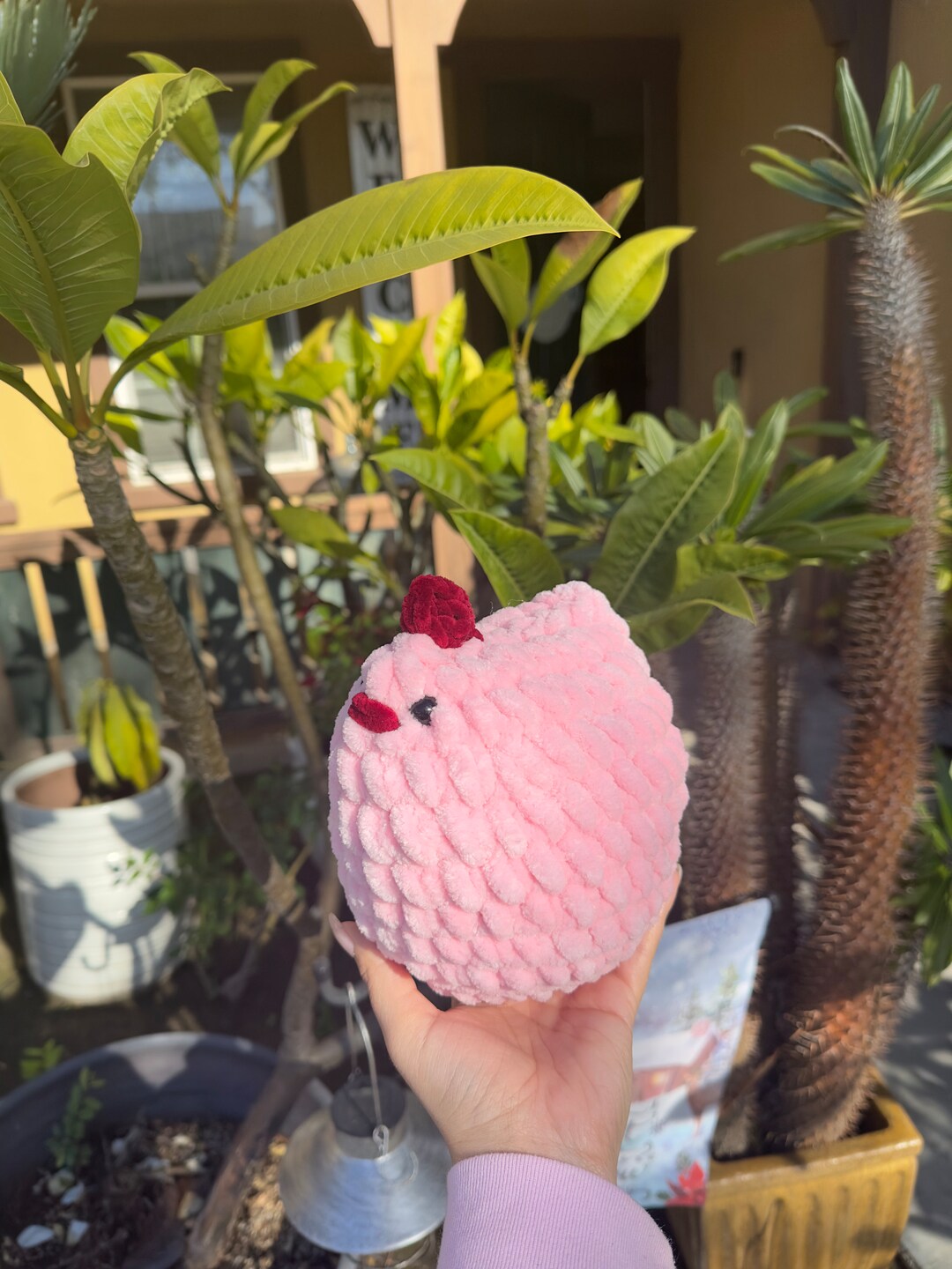Crochet Chicken, Crochet, Crochet Hen, Stuffed Animal, Custom Stuffed ...
