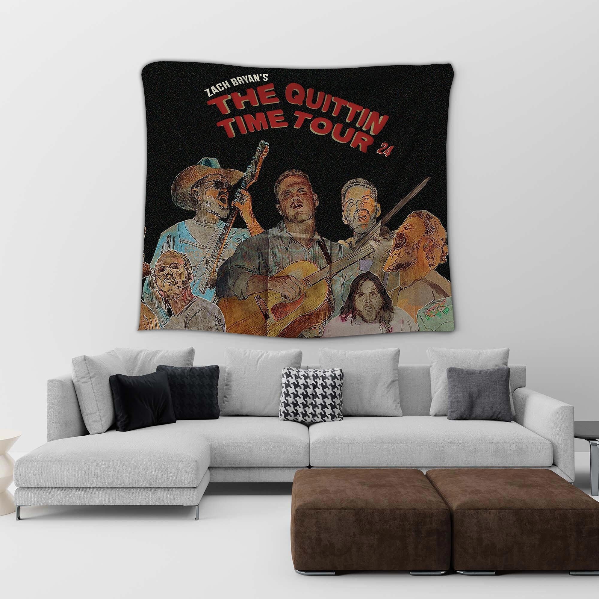 Zach Bryan Music Tapestry, v2 Zach Bryan Album Cover Tapestry sold by ...