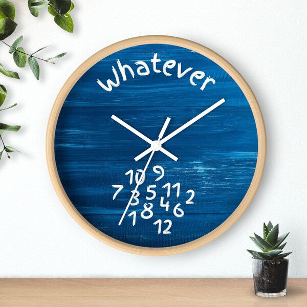 Whatever Clock - Etsy