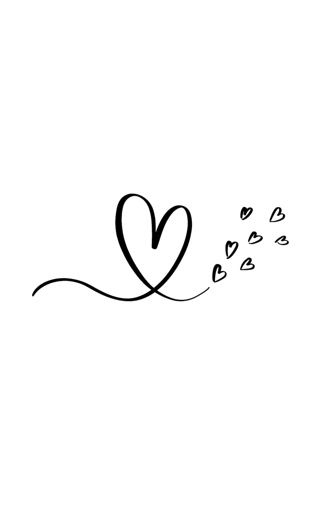 Archivos SVG de corazón, diseño de amor (descarga digital) - Etsy España