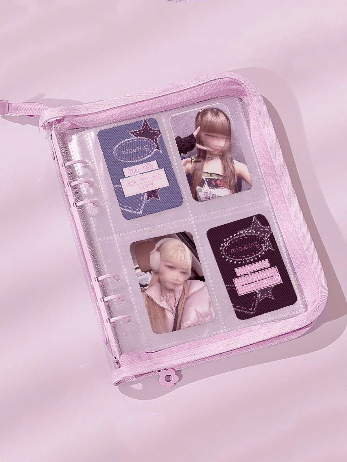 Y2K Denim FULL Collect Binder Set // Binder Cover & Card Placeholder ...