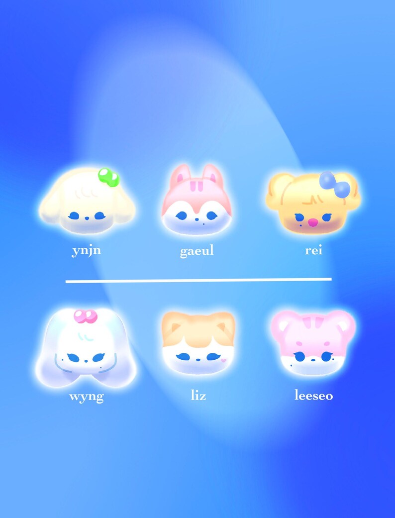 Mini've Grip Tok / Wonyoung, Yujin, Liz, Rei, Gaeul, Leeseo - Etsy