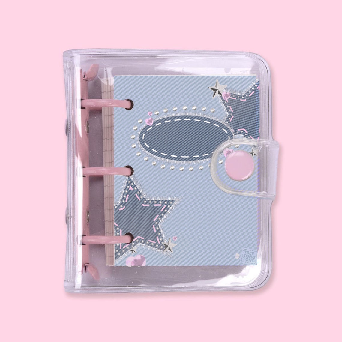 Y2K Denim FULL Collect Binder Set // Binder Cover & Card Placeholder ...