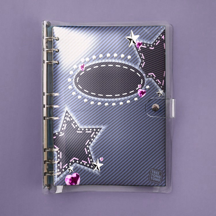 Y2K Denim FULL Collect Binder Set // Binder Cover & Card Placeholder ...