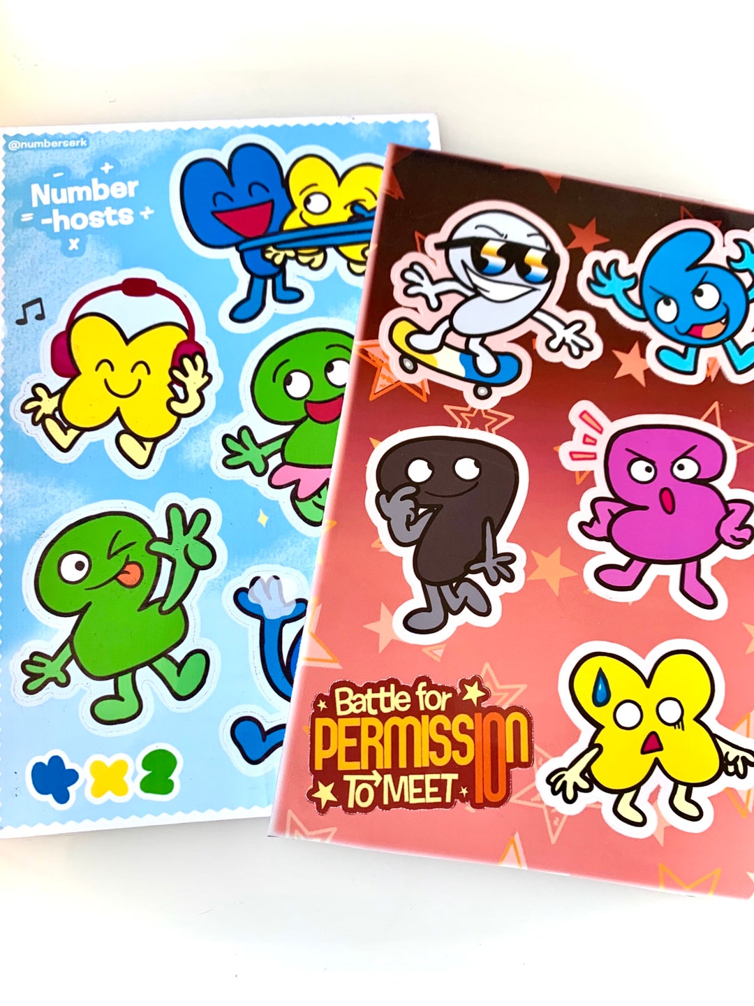 BFDI:BFB Algebralien Sticker Sheets - Etsy UK
