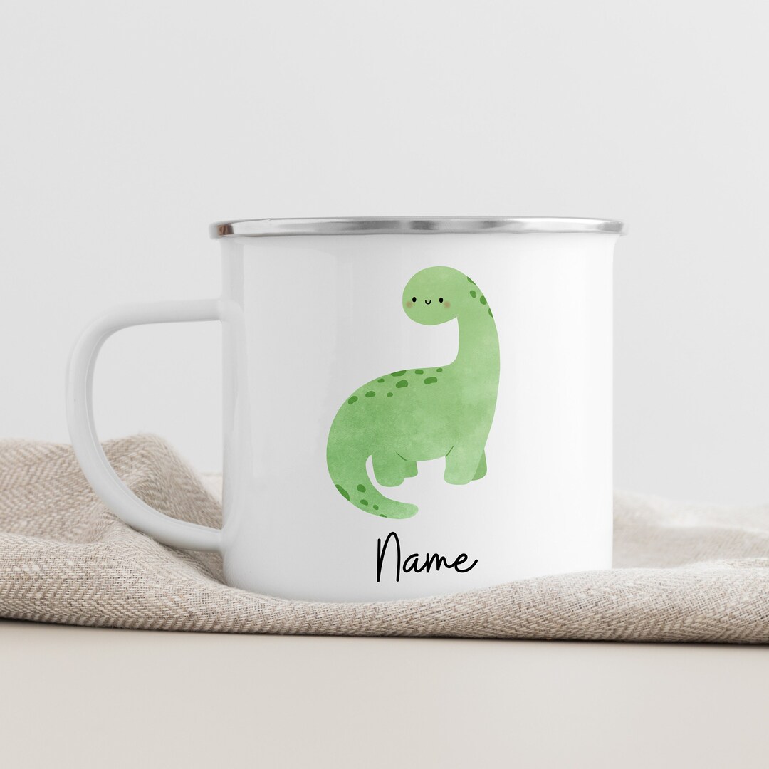 Personalized Dinosaur Mug, Dinosaur Kids Gift, Custom Boys Gift ...